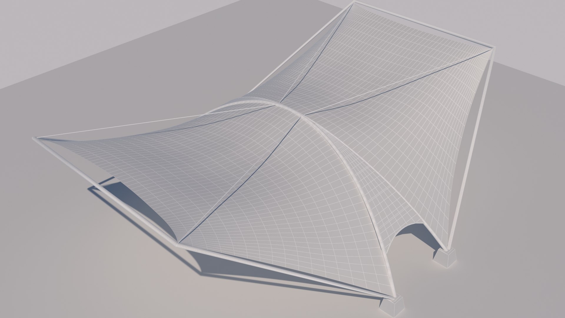 3D Tensile steel structure -2 - TurboSquid 1761265