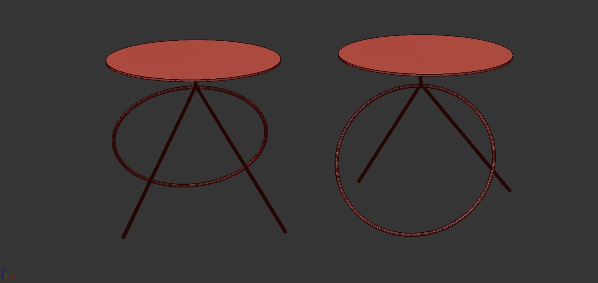 Bamba Table Viccarbe 3D Model - TurboSquid 1549697