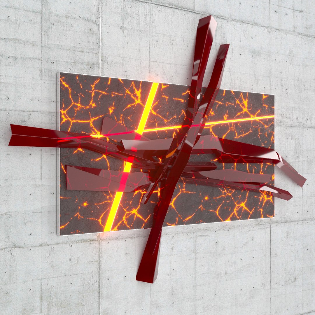 Decorative Wall Sculpture 3d Model