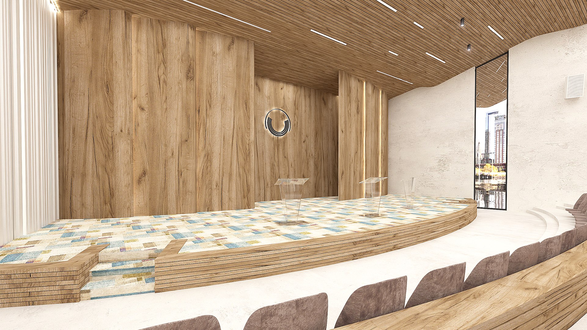 Modern Auditorium 3D Model - TurboSquid 1910247
