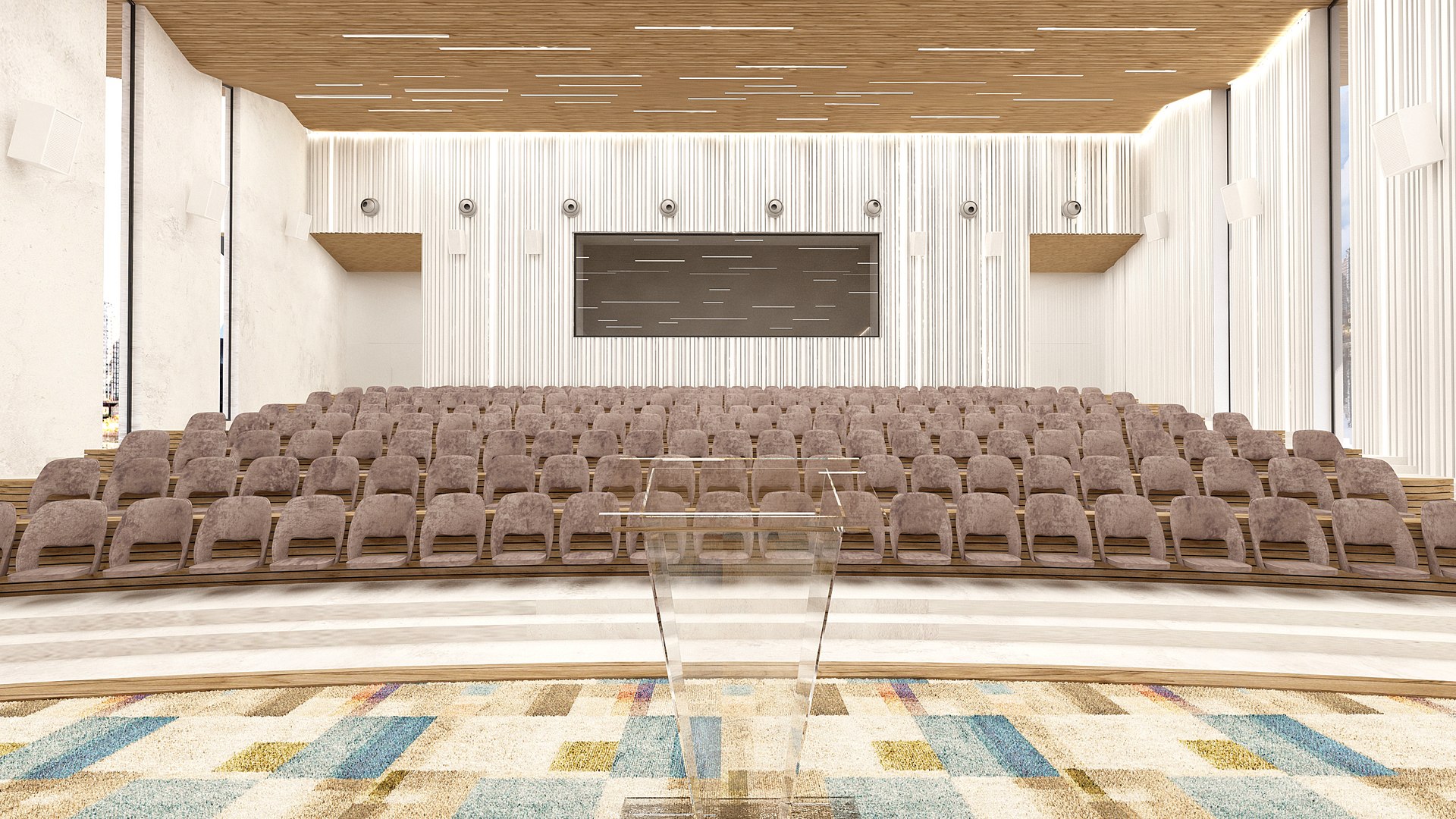 Modern Auditorium 3D Model - TurboSquid 1910247