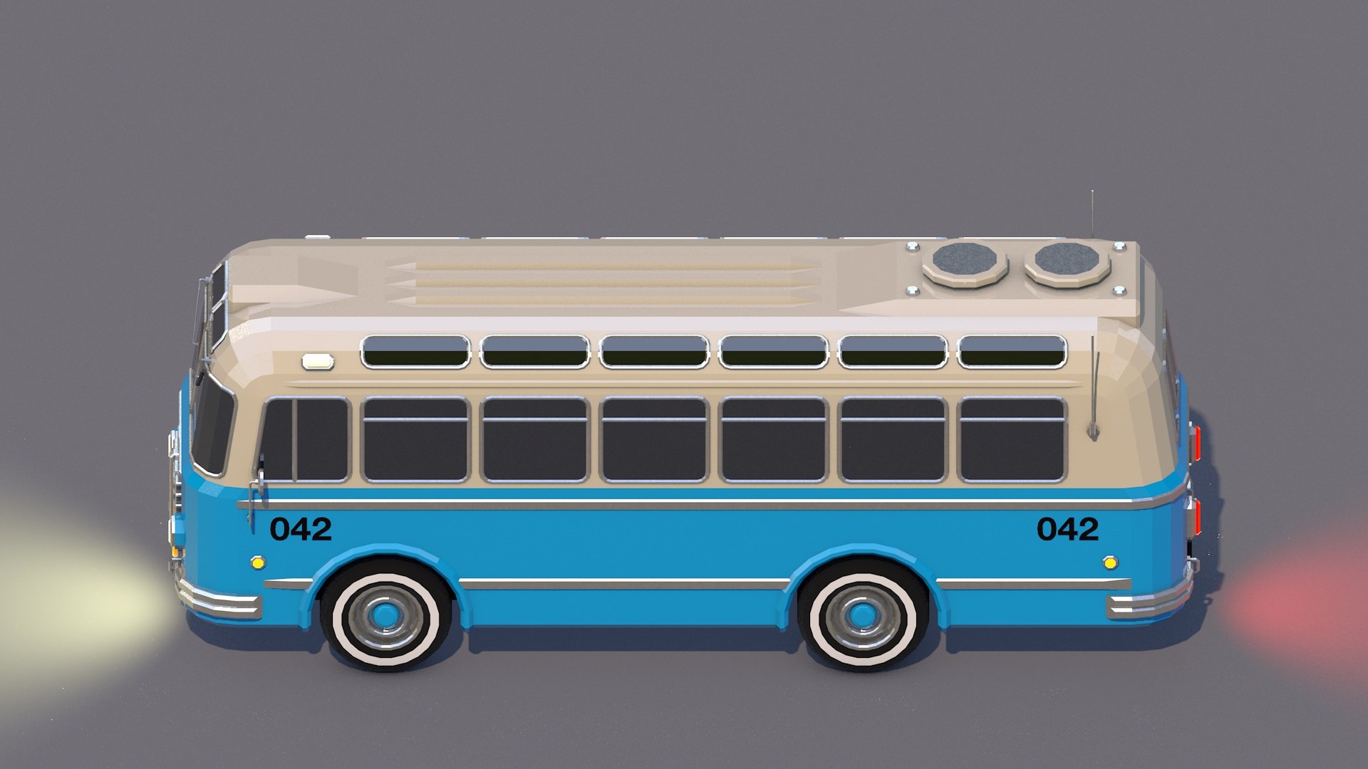 3D Antique Bus Model - TurboSquid 2146073