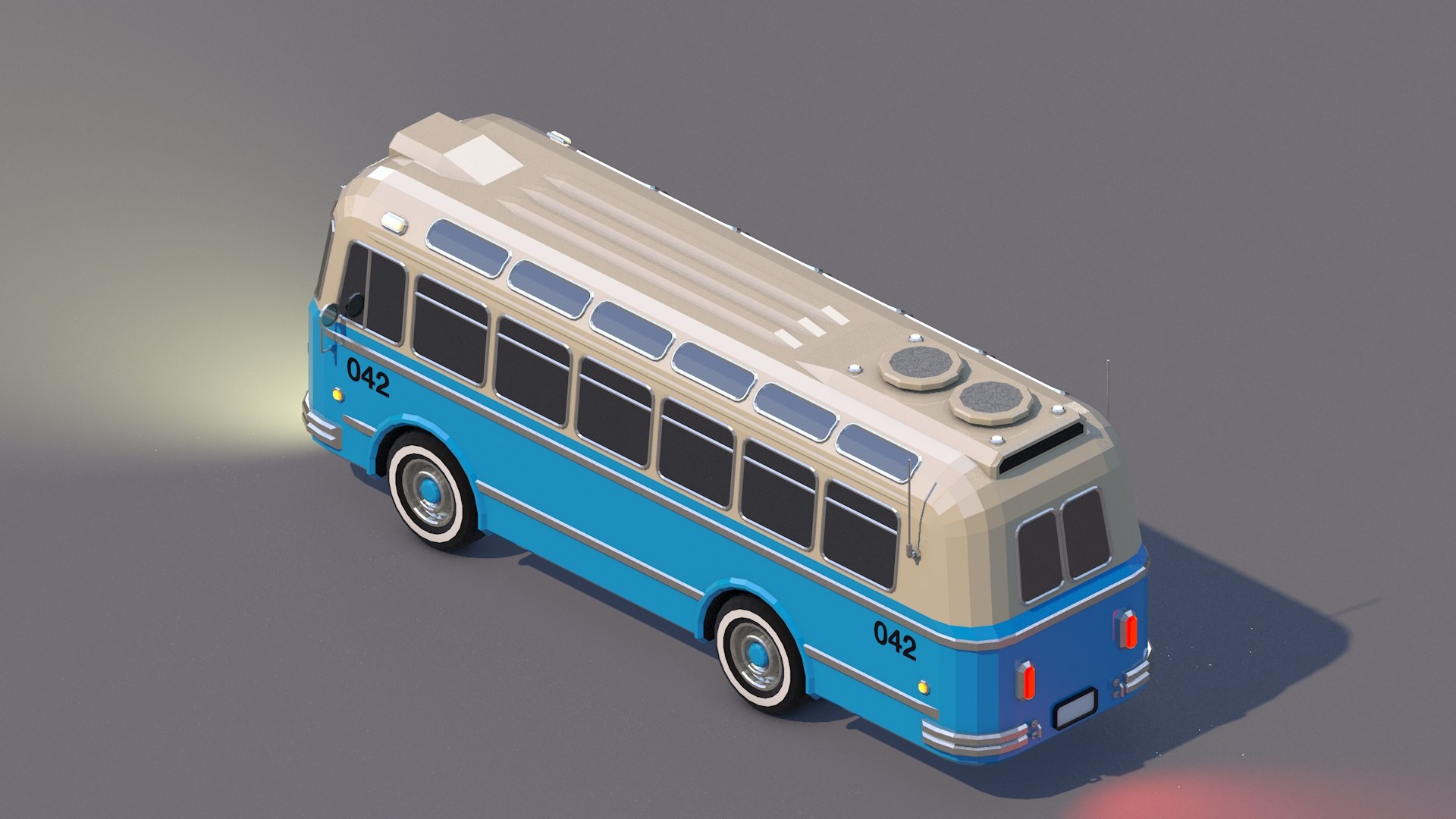 3D Antique Bus Model - TurboSquid 2146073