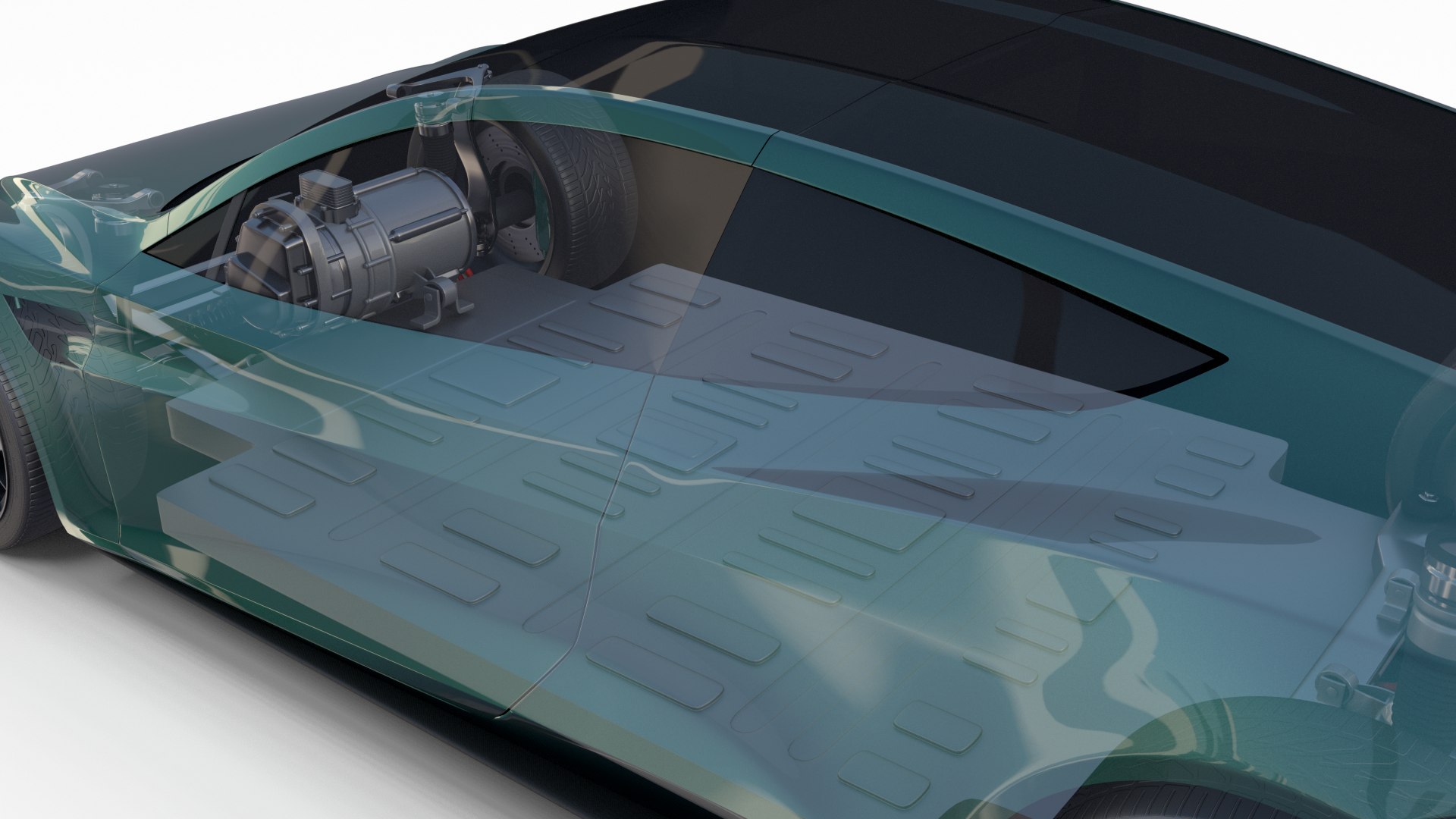 3D model tesla roadster chassis - TurboSquid 1566055
