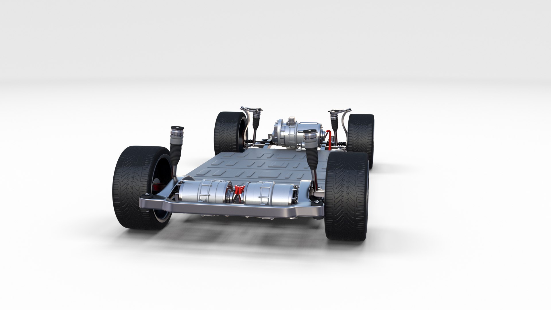 3D model tesla roadster chassis - TurboSquid 1566055
