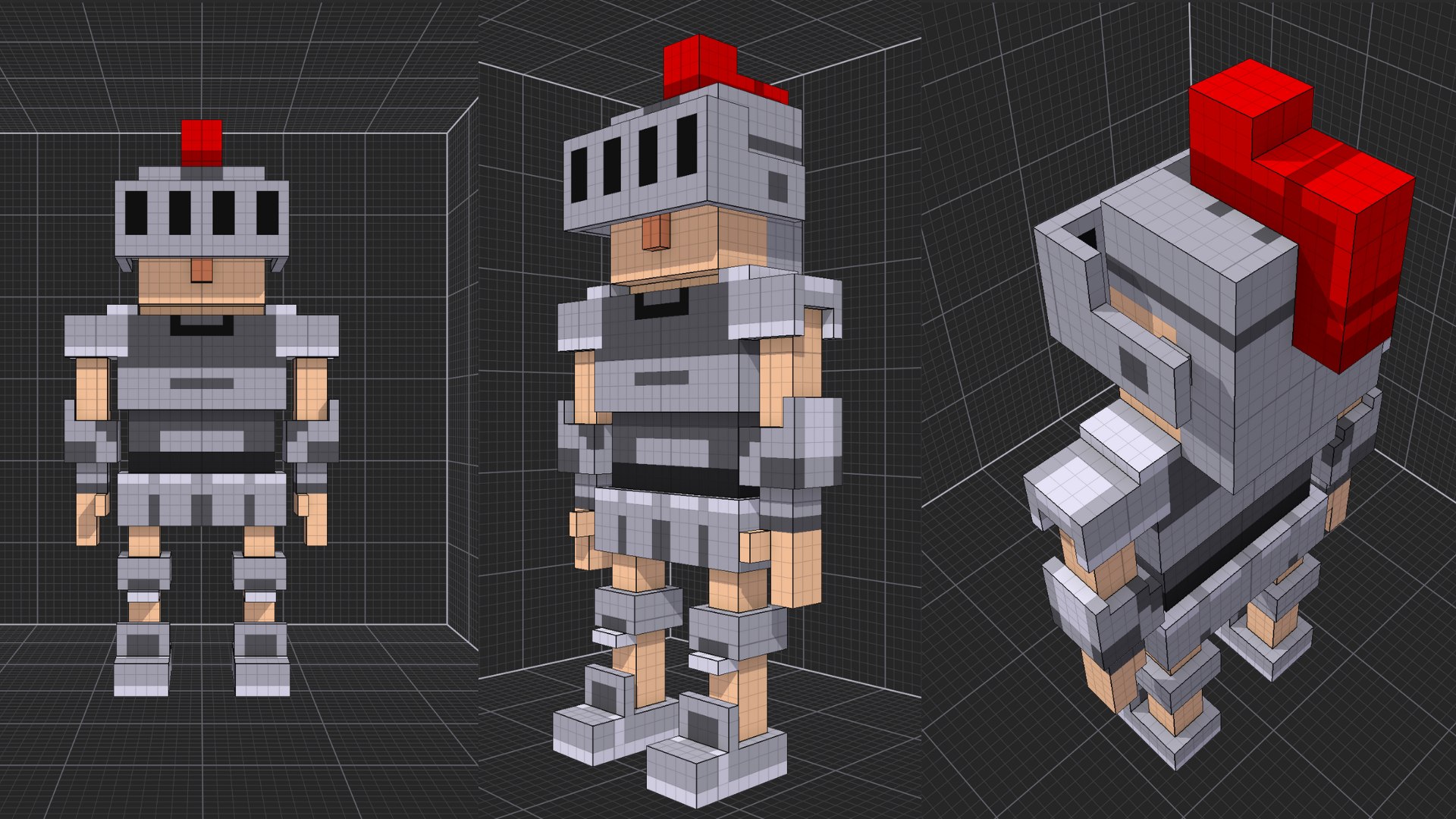 3D Soldier Voxel Model - TurboSquid 1962790