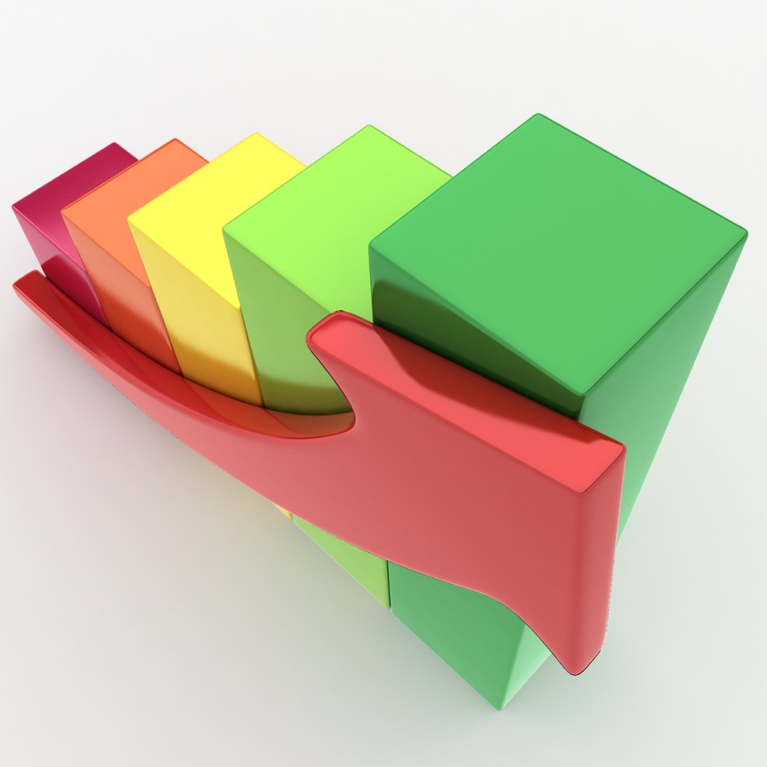 Trend Arrow 02 3d Max