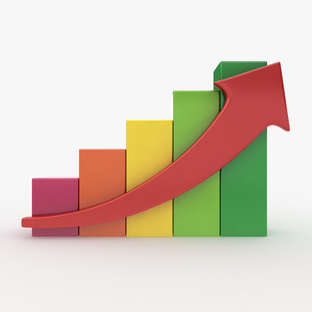 Trend Arrow 02 3d Max