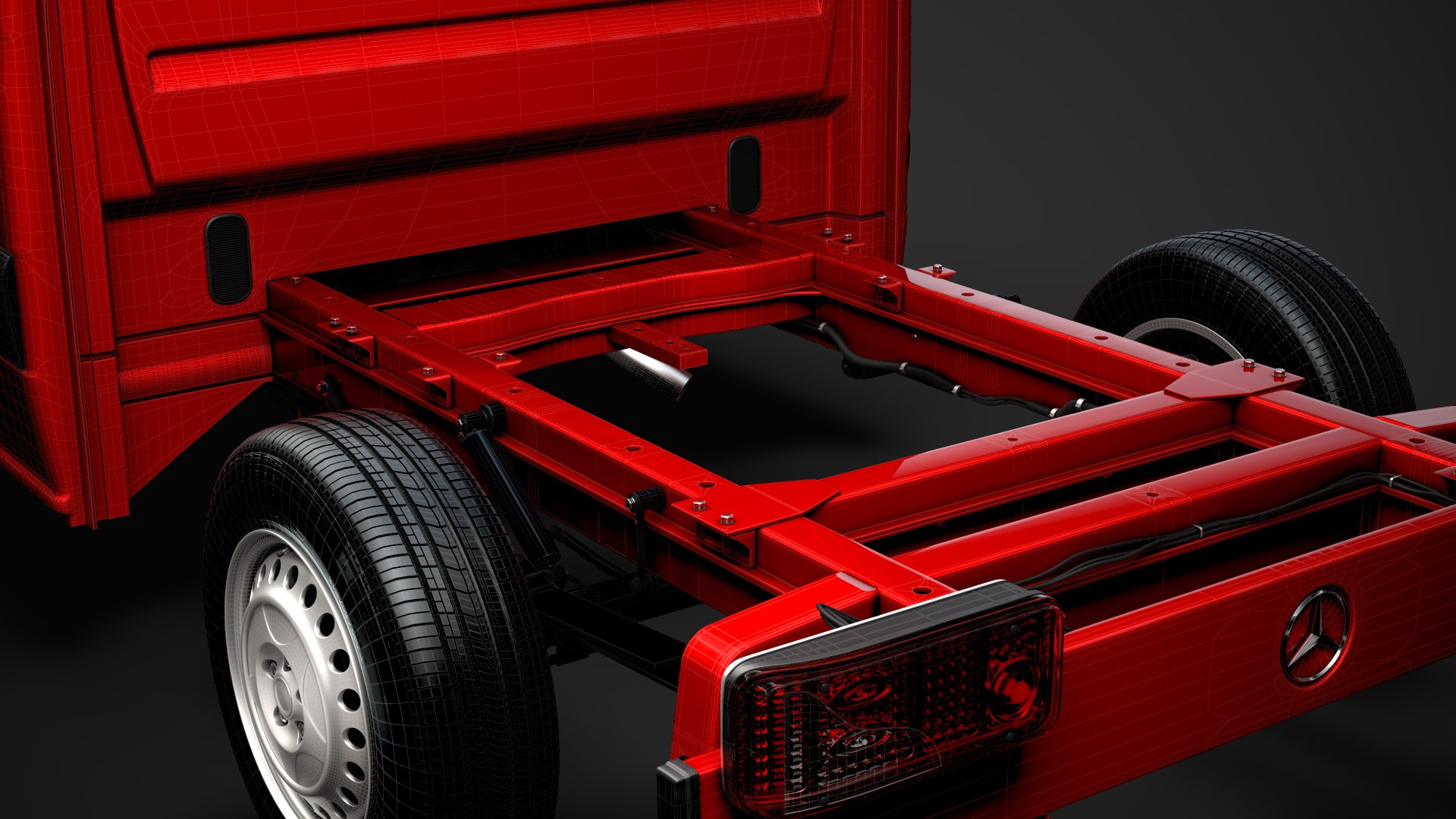 Mercedes sprinter chassis crew 3D model - TurboSquid 1458352