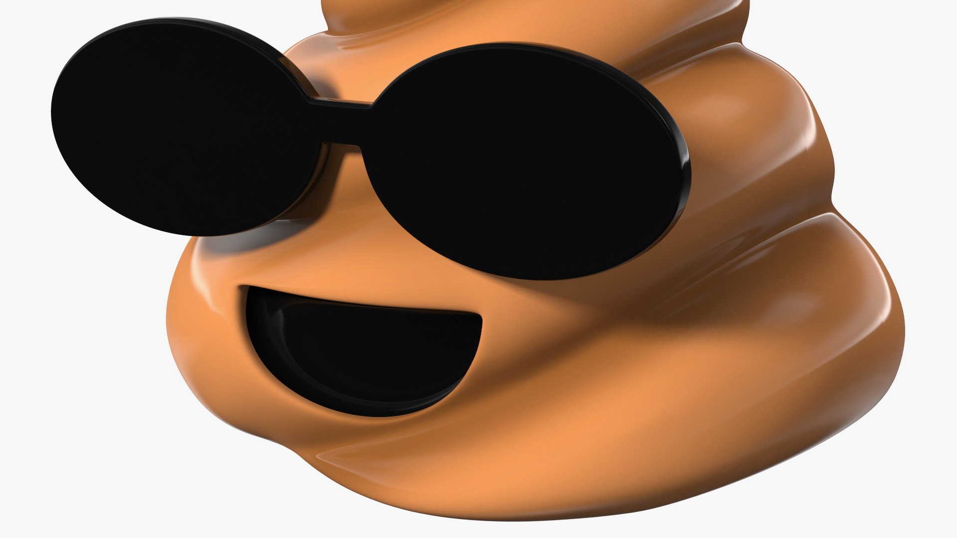 Sunglasses Poop Emoji Smile Model - TurboSquid 1801239
