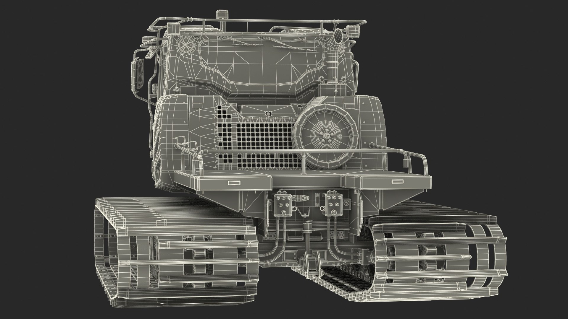 Snowy Snowcat Generic Snow Model - TurboSquid 1516182