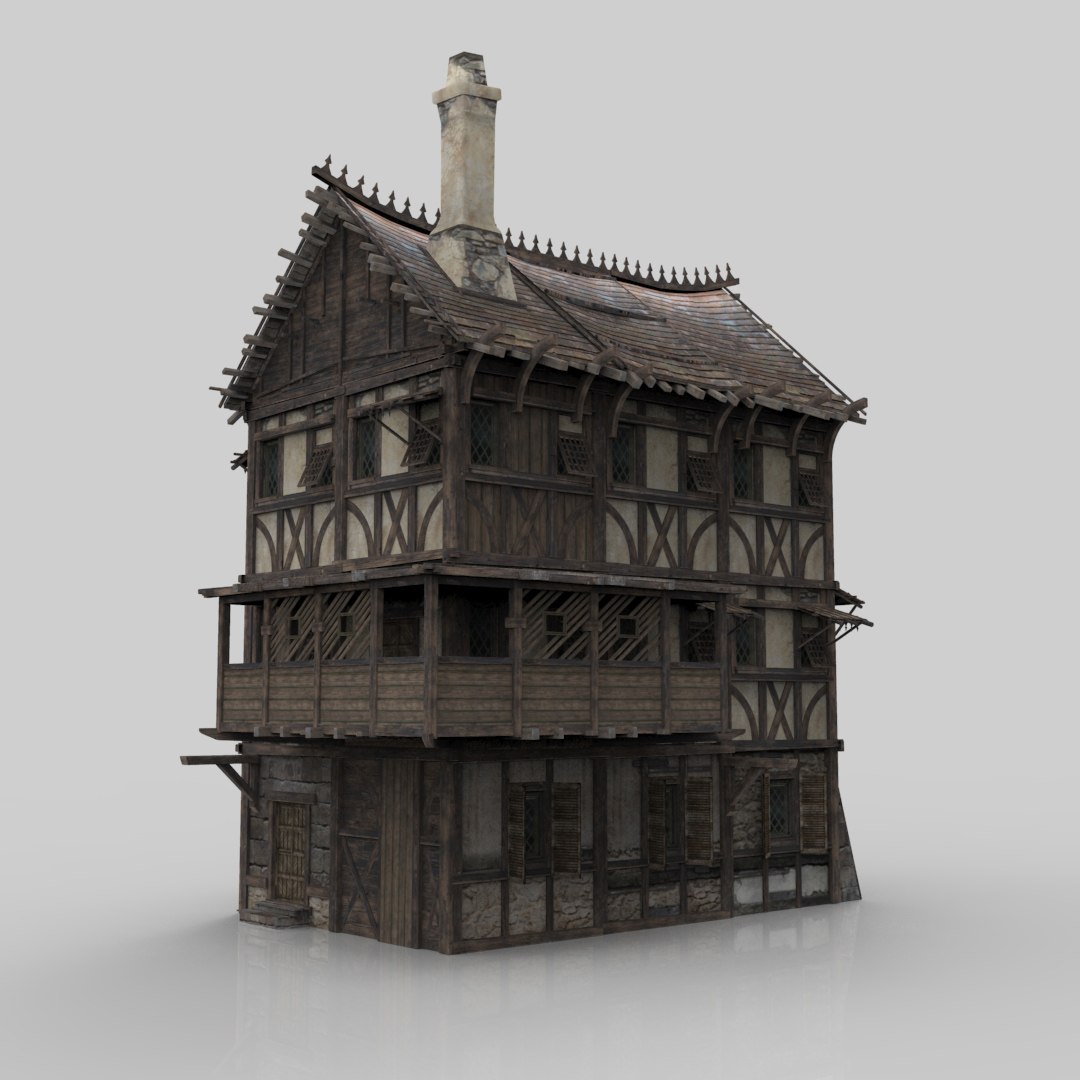 3D Medieval House Fantasy 07 Model - TurboSquid 1252535