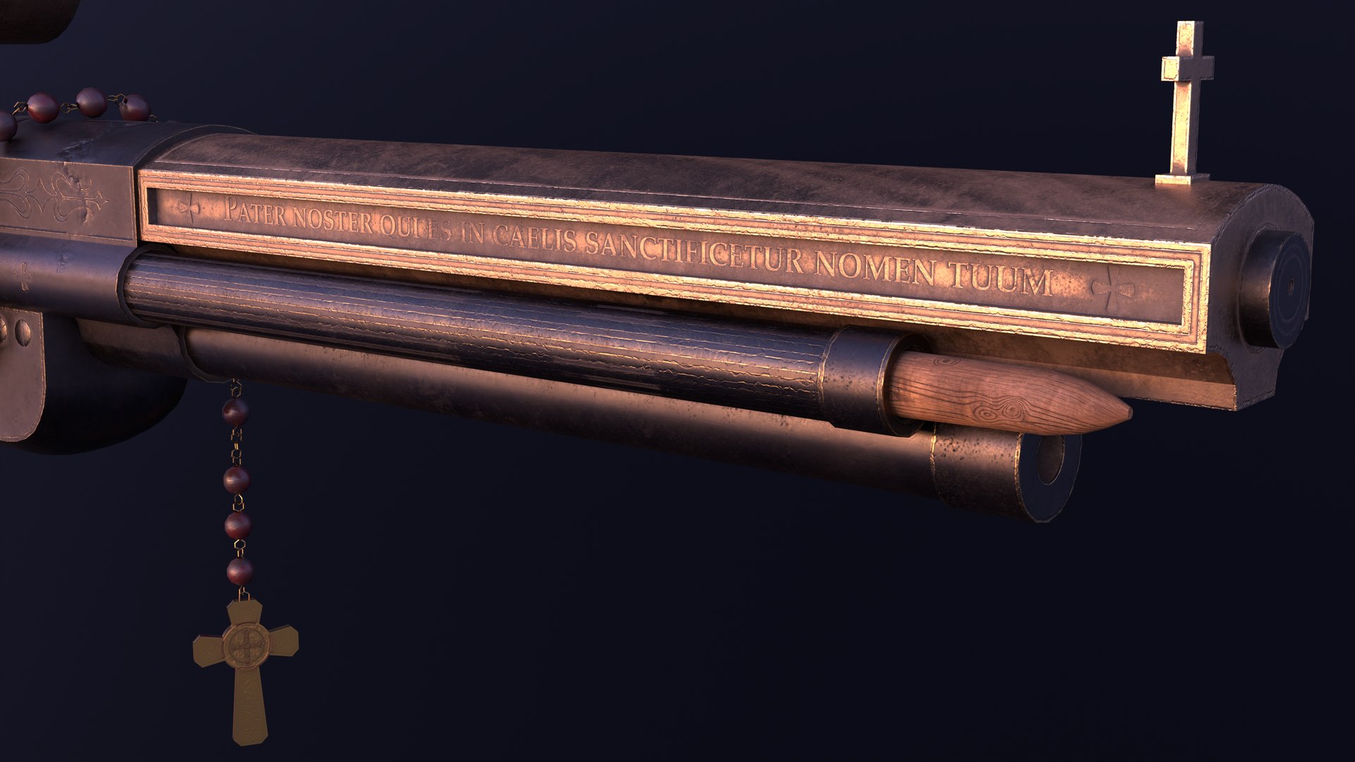 3D Holy Gun Model - TurboSquid 2365771