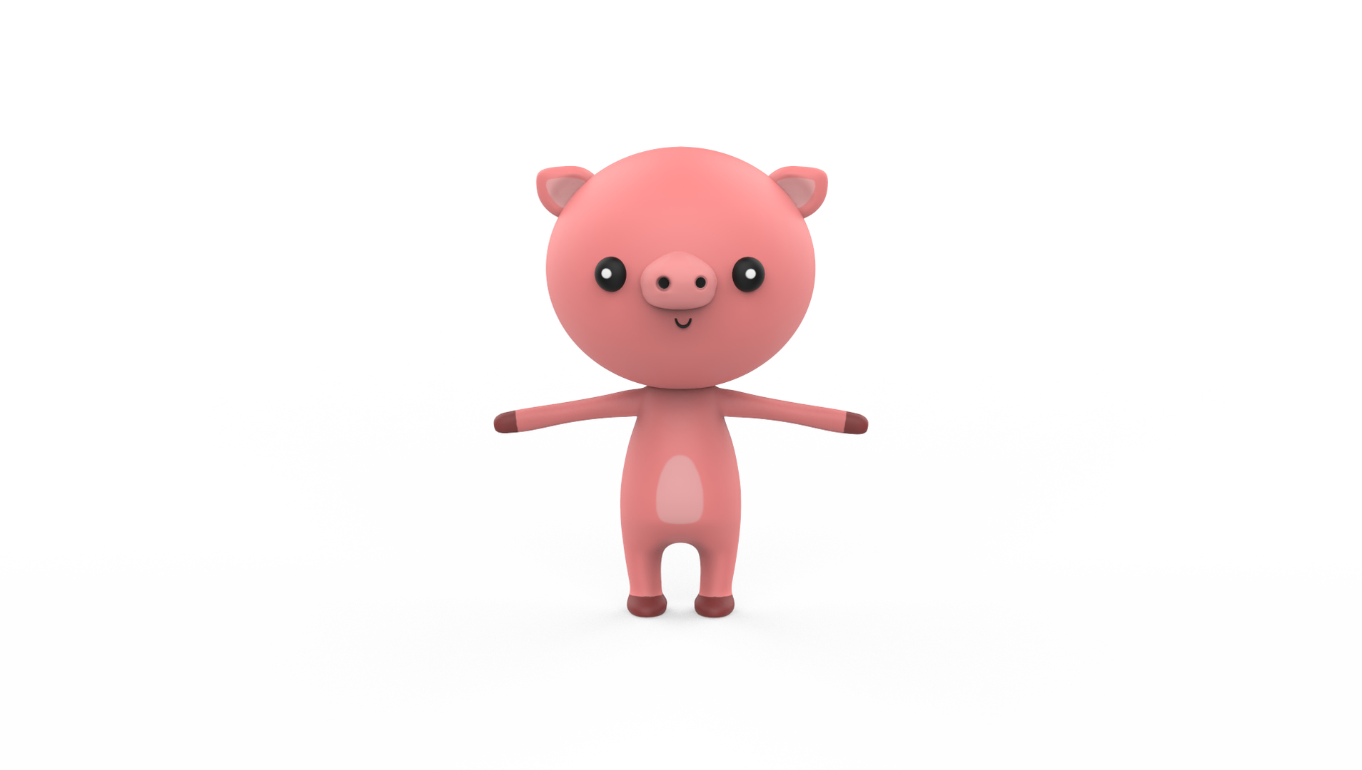 3D Stylized Character 001 Pig - TurboSquid 2170992