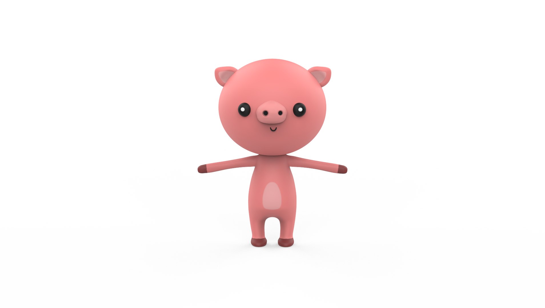 3D Stylized Character 001 Pig - TurboSquid 2170992