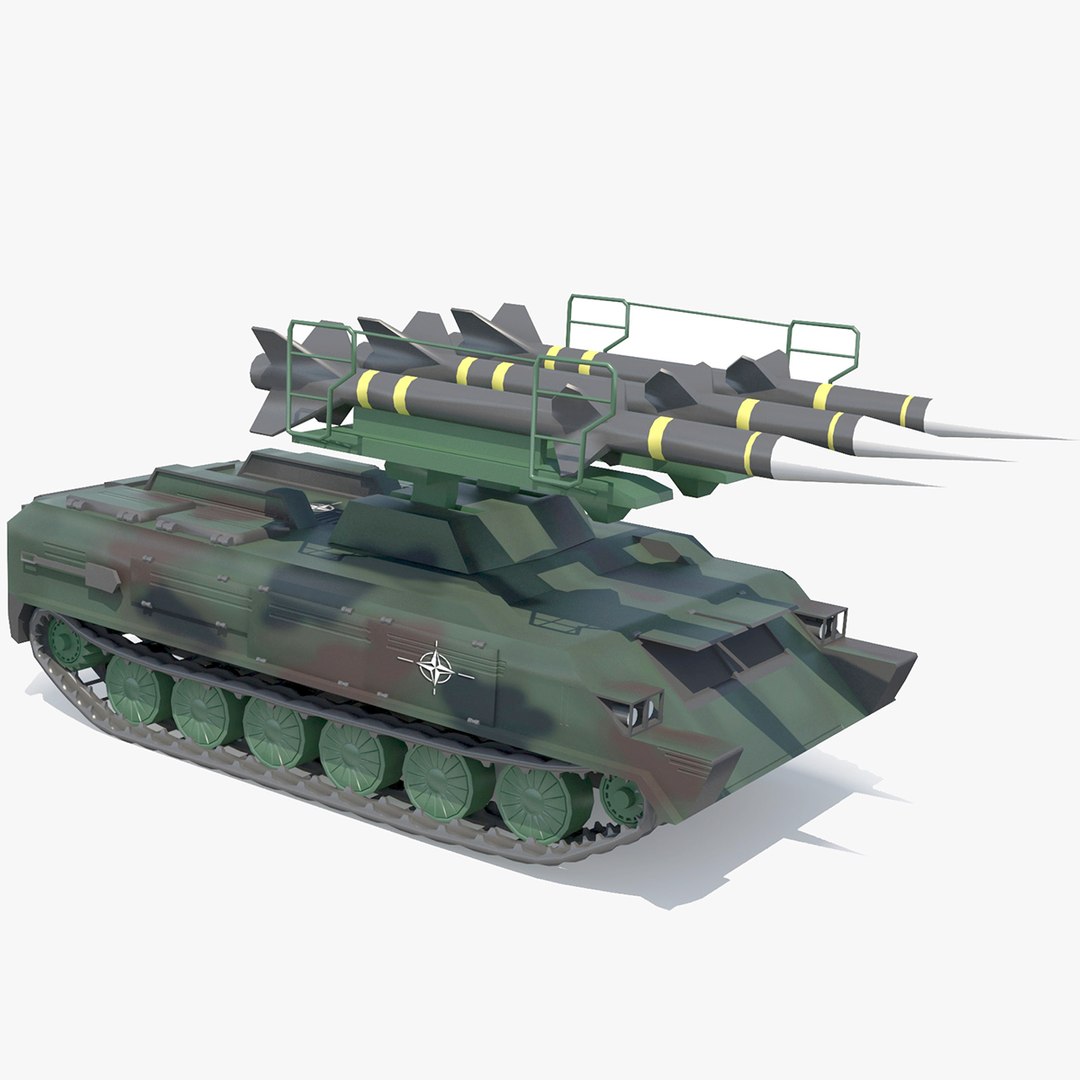 3D SA-6 Gainful NATO Designation - TurboSquid 2059050