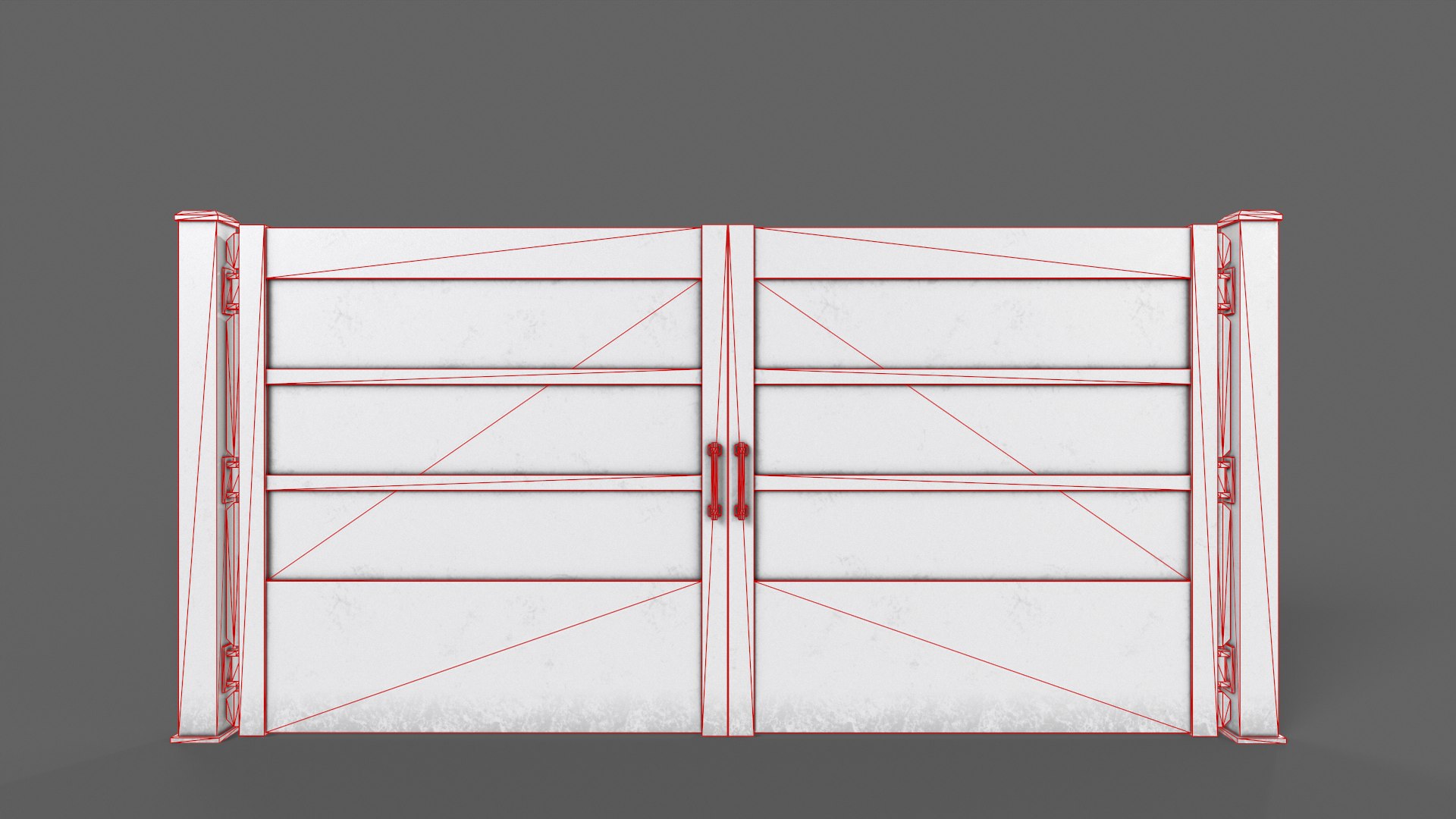 PBR Gate C2 3D Model - TurboSquid 2357132