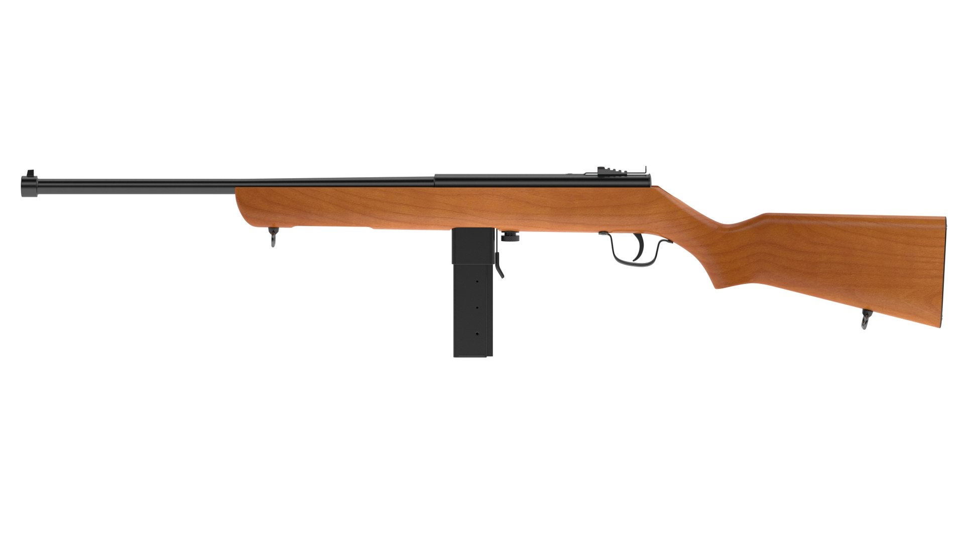 M50 Reising Submachine Gun 3D Model - TurboSquid 2047178