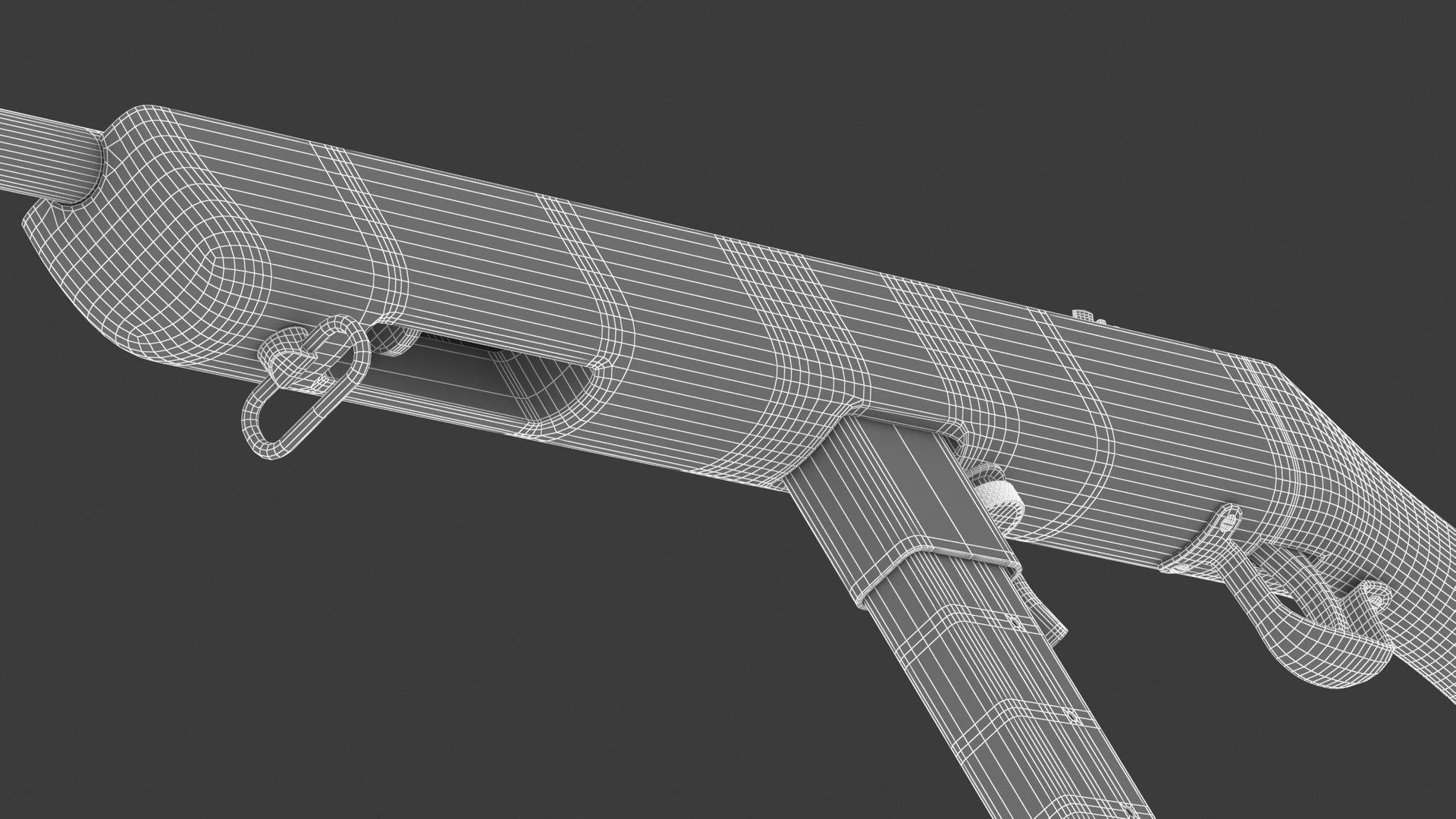 M50 Reising Submachine gun 3D model - TurboSquid 2047178