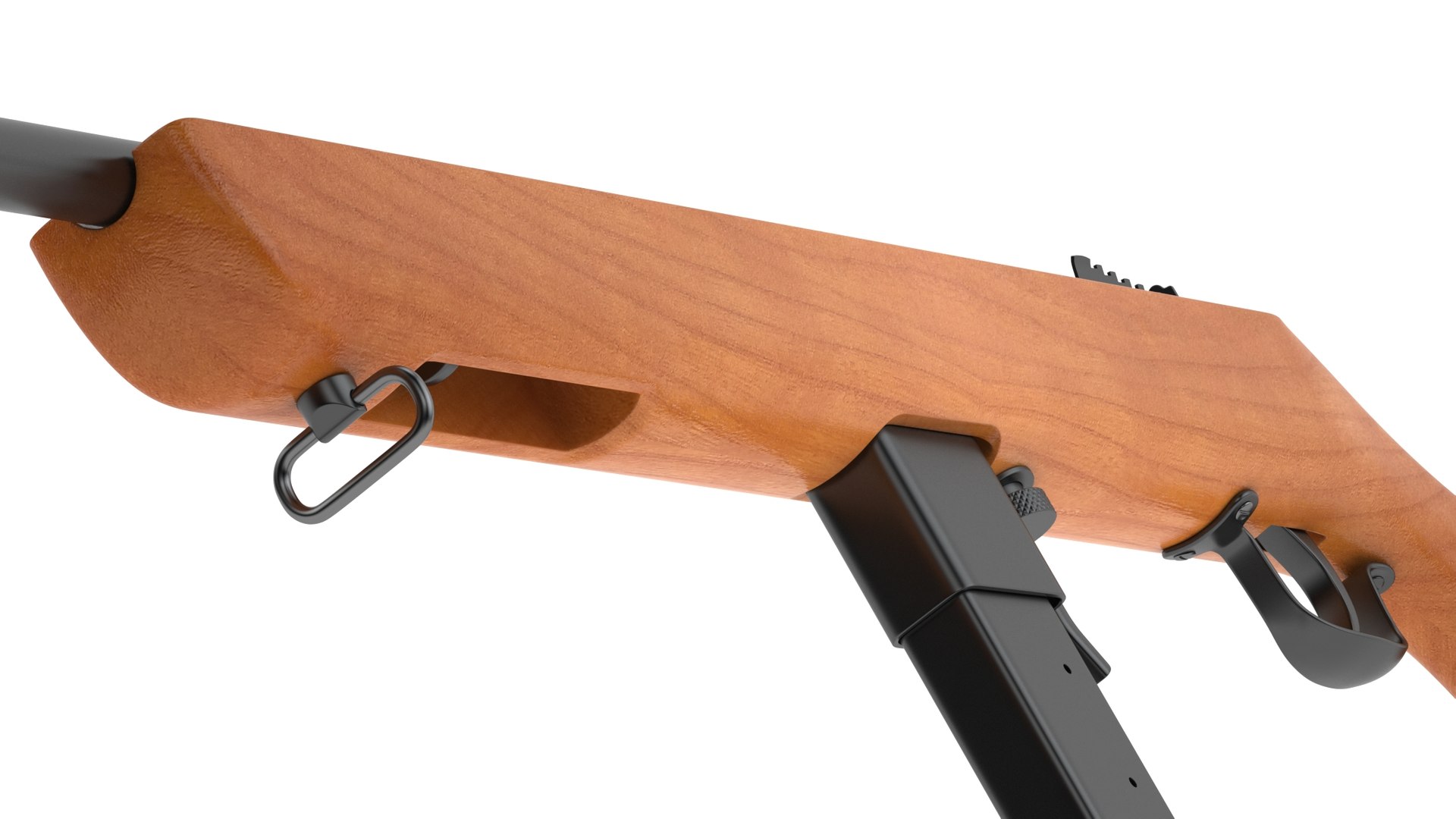 M50 Reising Submachine Gun 3D Model - TurboSquid 2047178