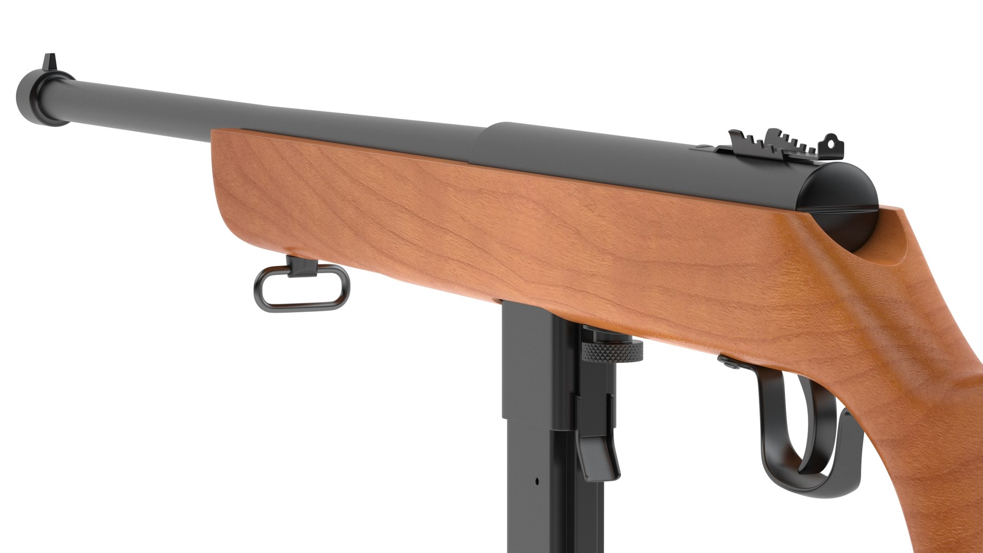 M50 Reising Submachine Gun 3D Model - TurboSquid 2047178