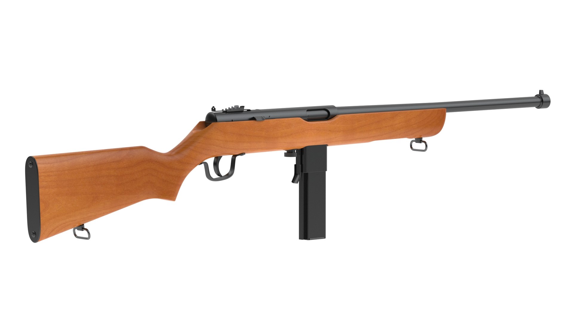 M50 Reising Submachine Gun 3D Model - TurboSquid 2047178