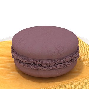 3d macaron 002 model