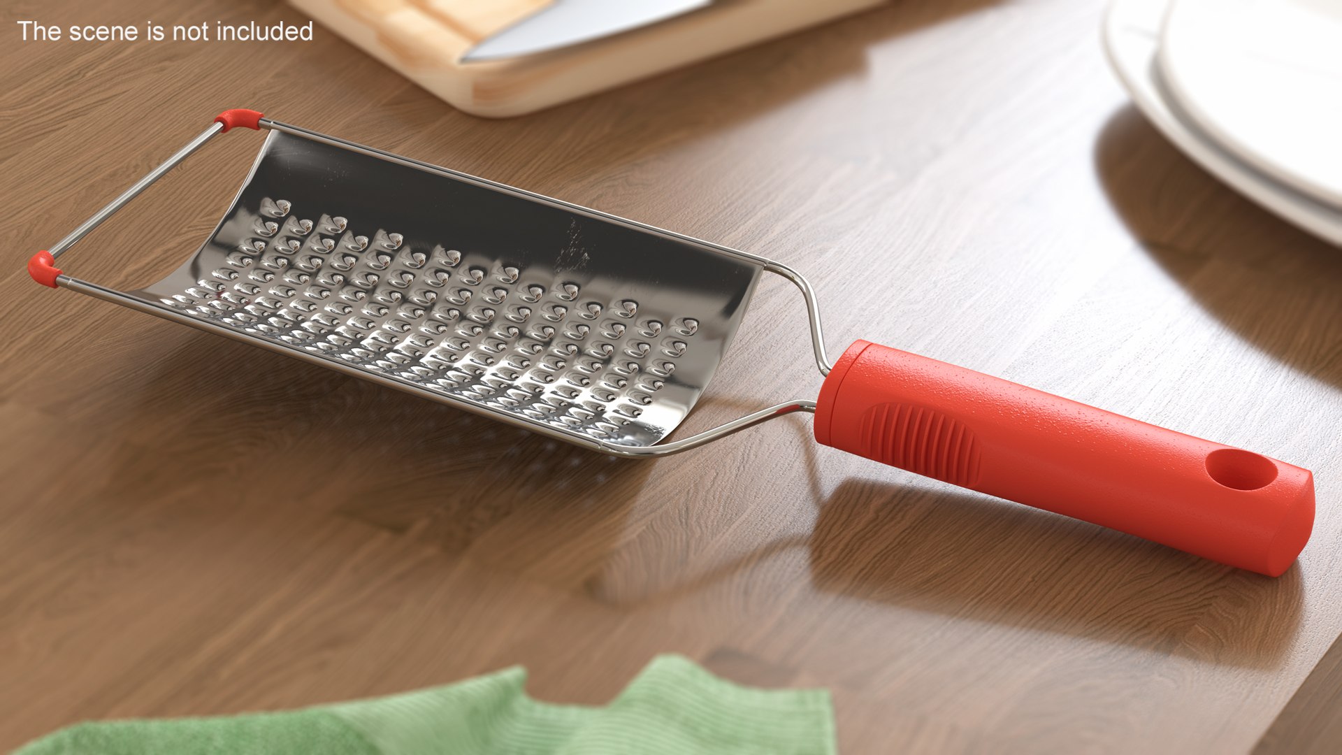 3D Red Handled Cheese Grater - TurboSquid 2143069