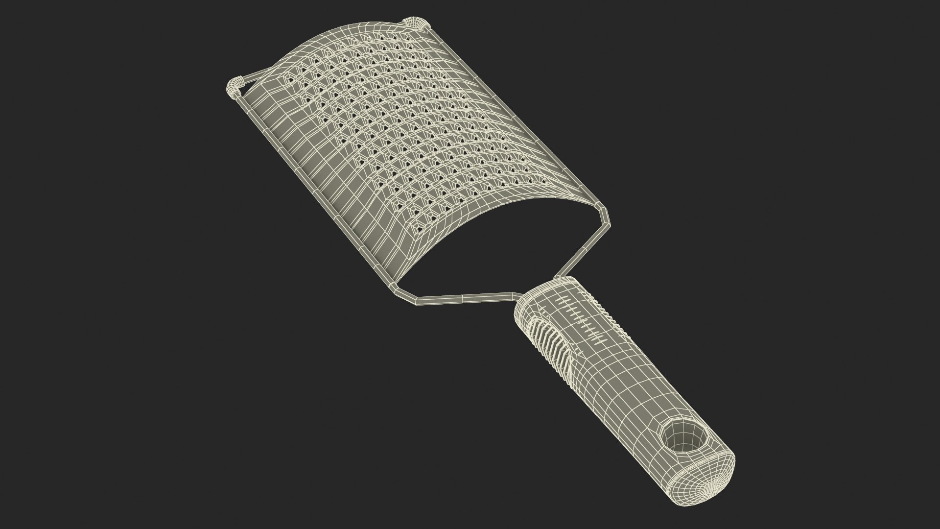 3D Red Handled Cheese Grater - TurboSquid 2143069