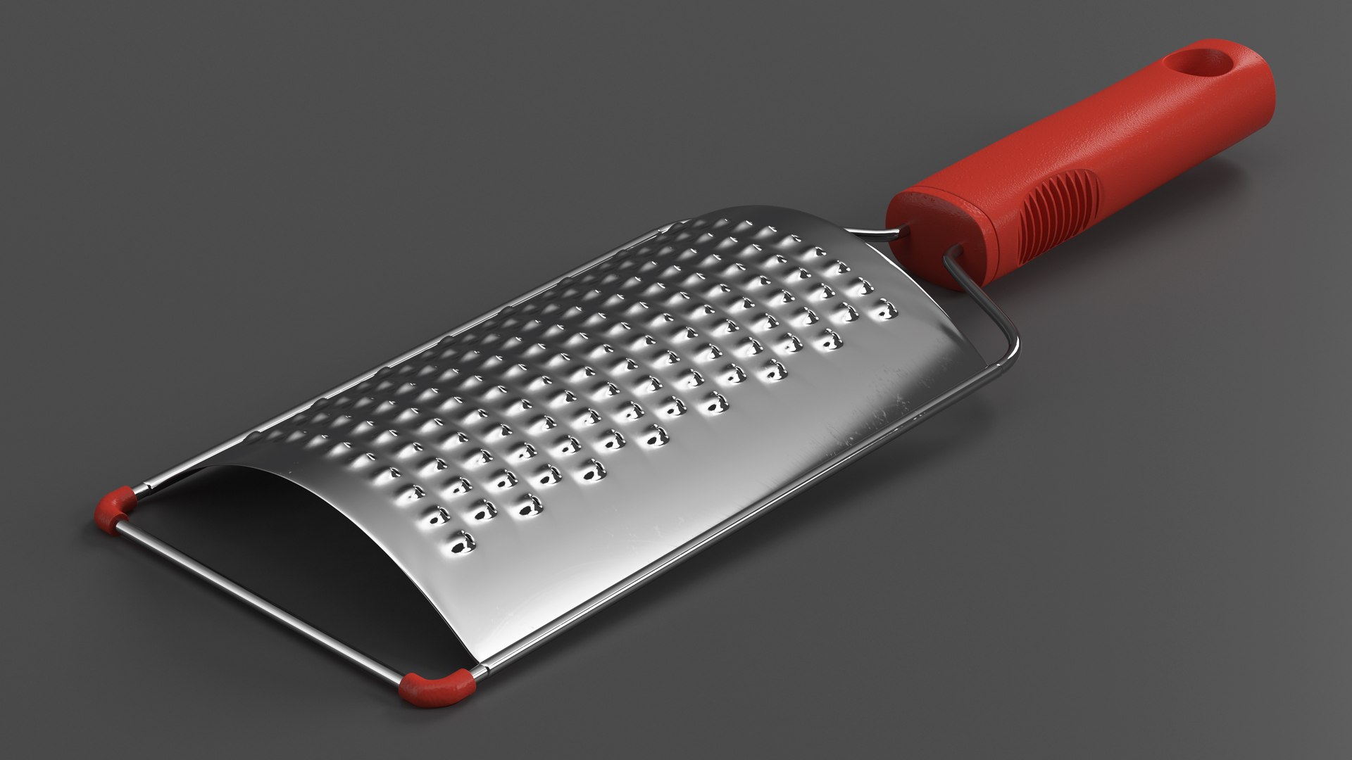 3D Red Handled Cheese Grater - TurboSquid 2143069