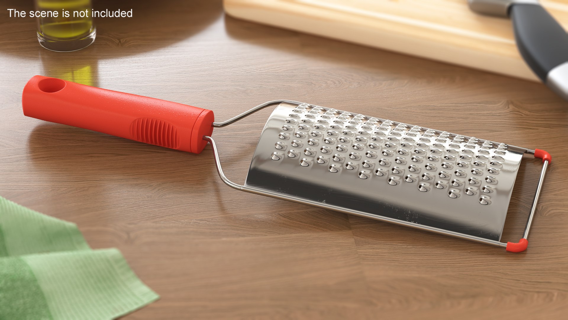 3D Red Handled Cheese Grater - TurboSquid 2143069