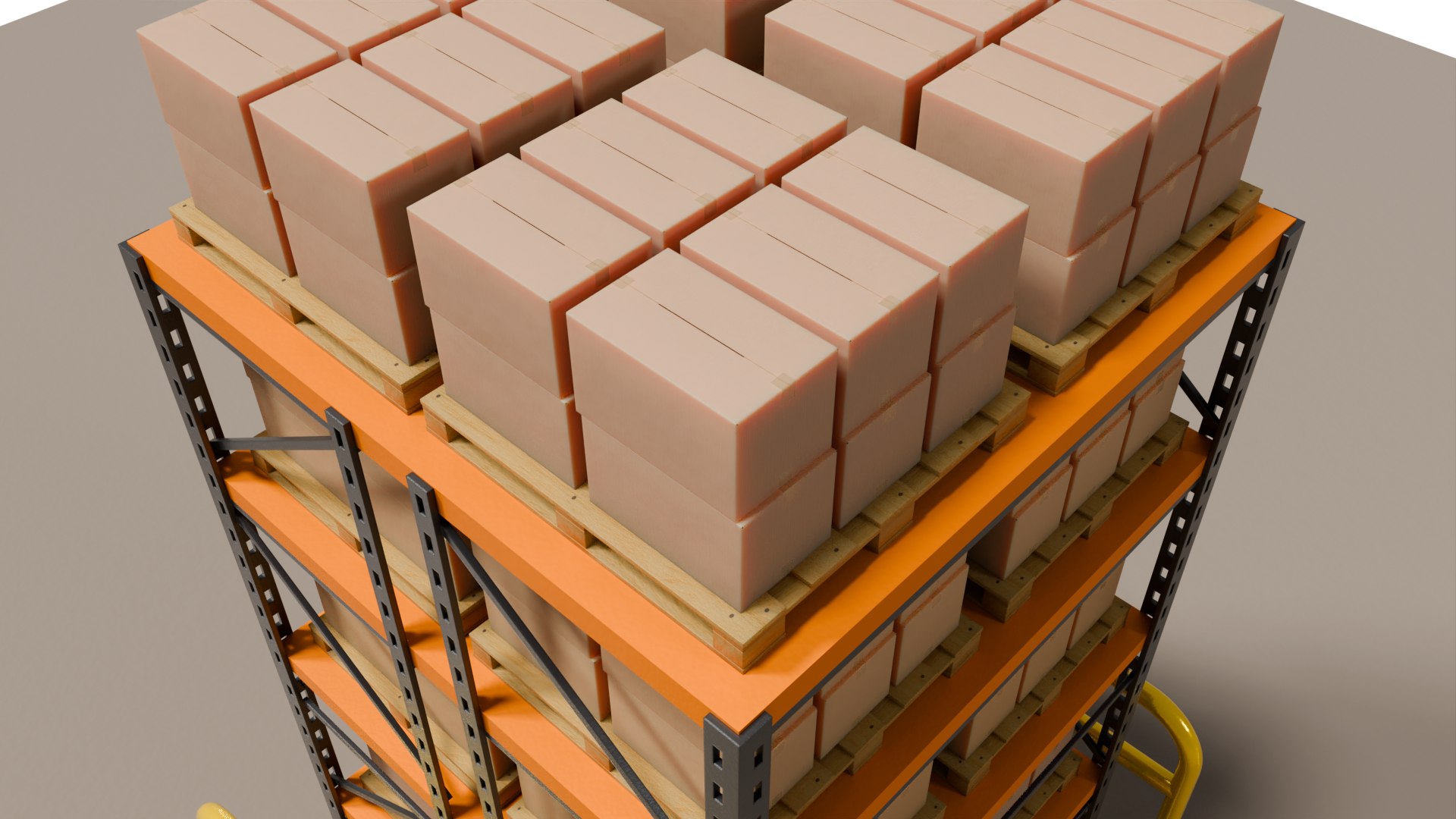 3D Model Warehouse Shelf - TurboSquid 2238088