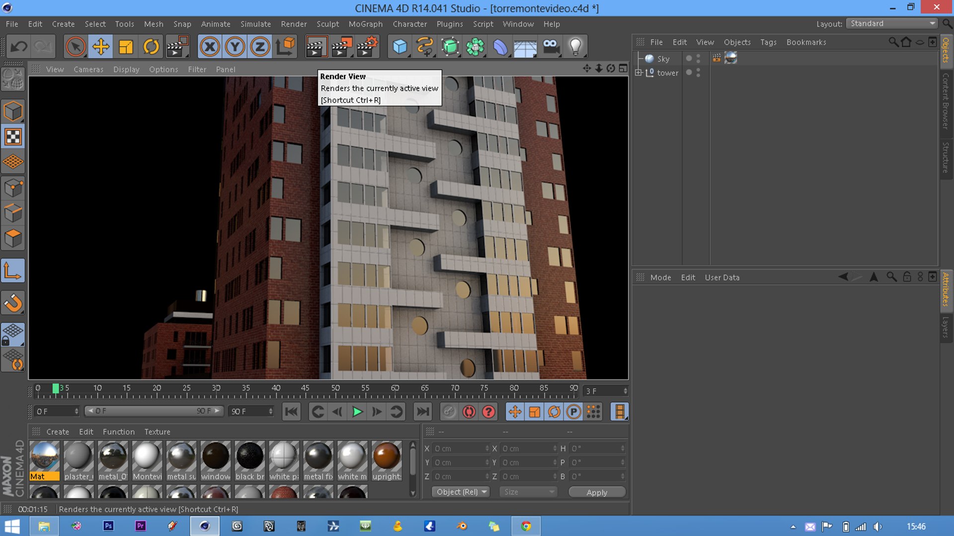 3d model of montevideo building