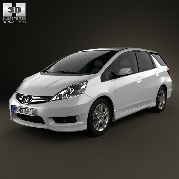 modelo 3d Honda Fit (Jazz) Shuttle 2012 - TurboSquid 1131904