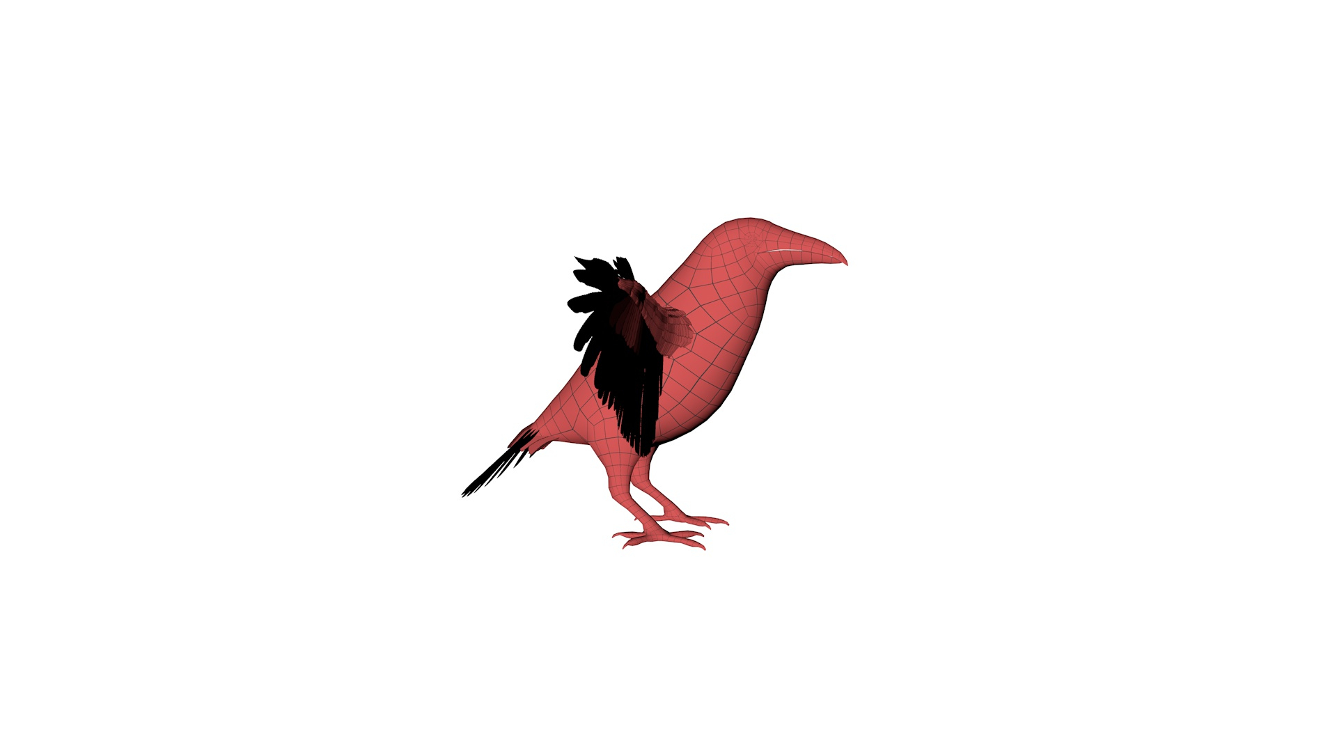 3D mesh crow - TurboSquid 1664085