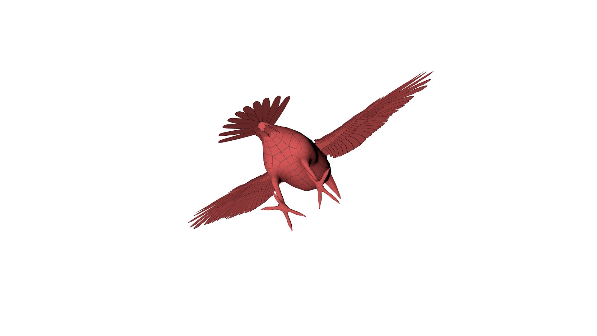 3D Mesh Crow - TurboSquid 1664085