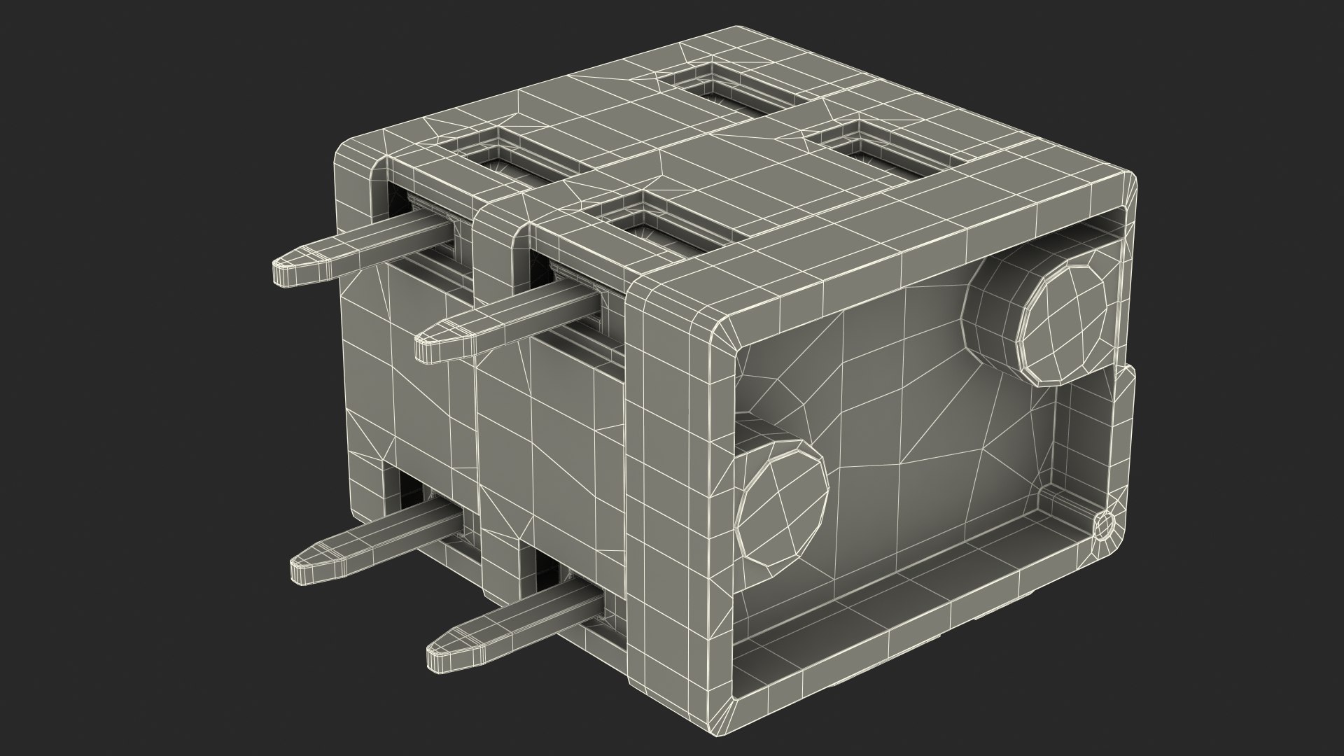 Screwless Terminal Block 3D Model - TurboSquid 1942178