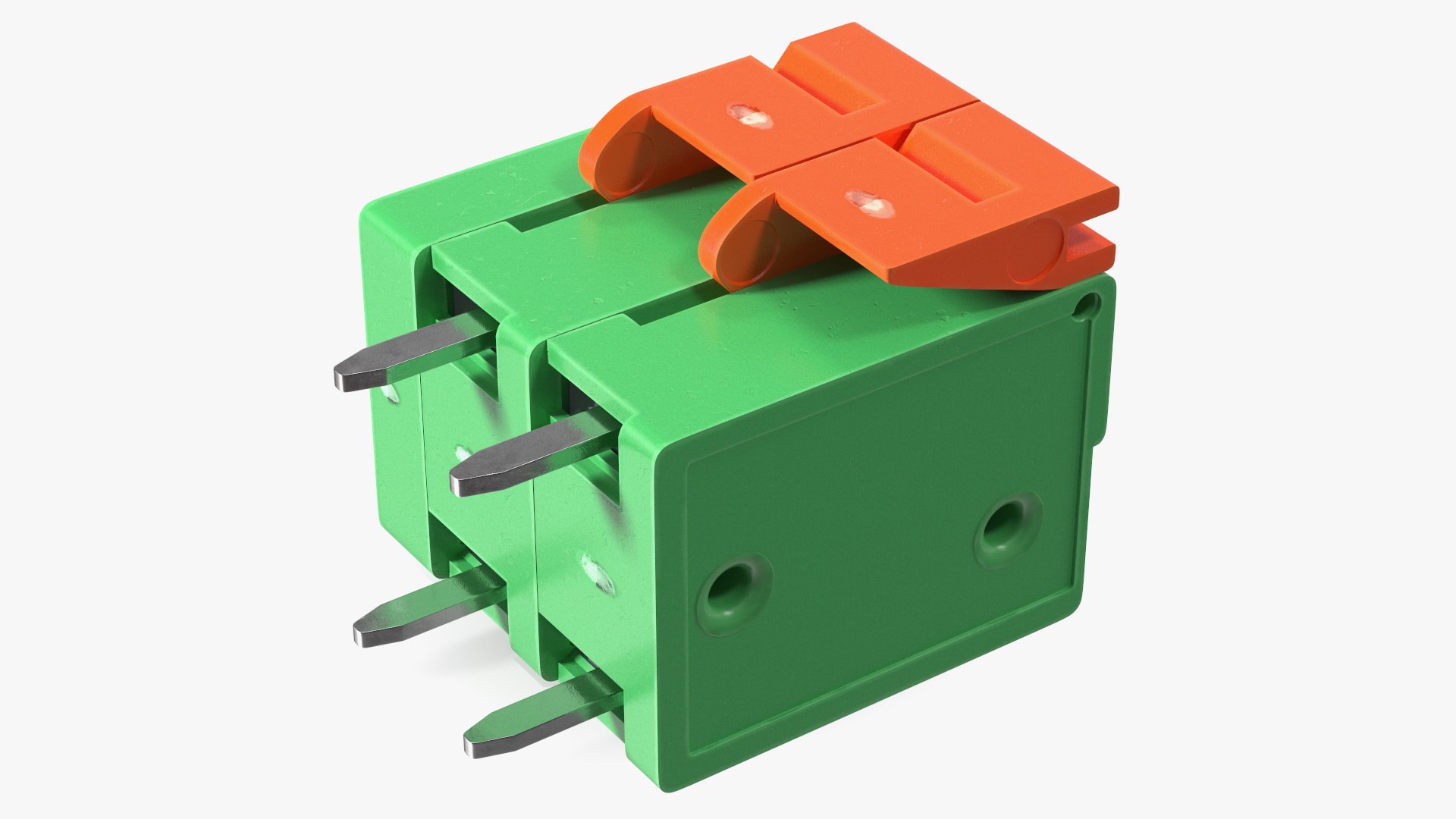 Screwless Terminal Block 3D Model - TurboSquid 1942178
