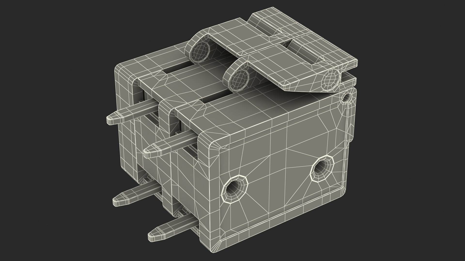Screwless Terminal Block 3D Model - TurboSquid 1942178
