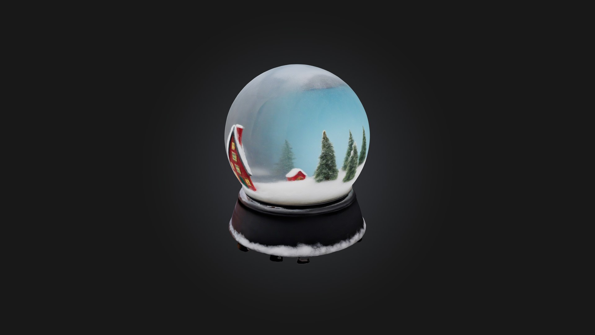 Snow Globe 3D Model - TurboSquid 2289239