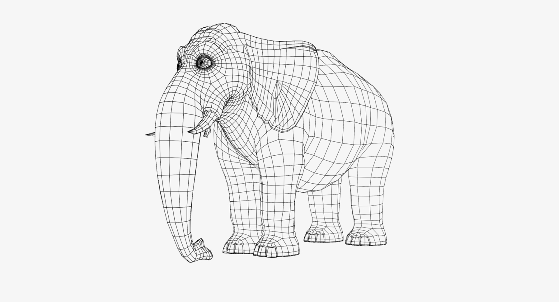 Fbx Cartoon Elephant
