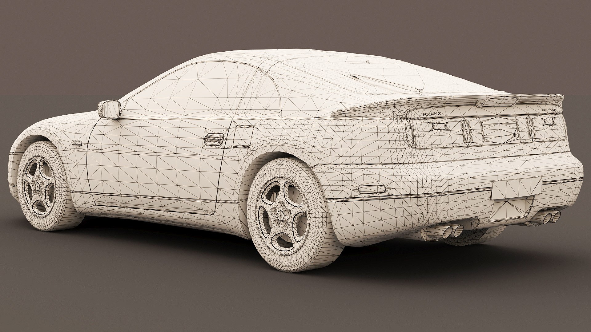 3D Nissan 300zx Fairlady 1990 Model - TurboSquid 2217142
