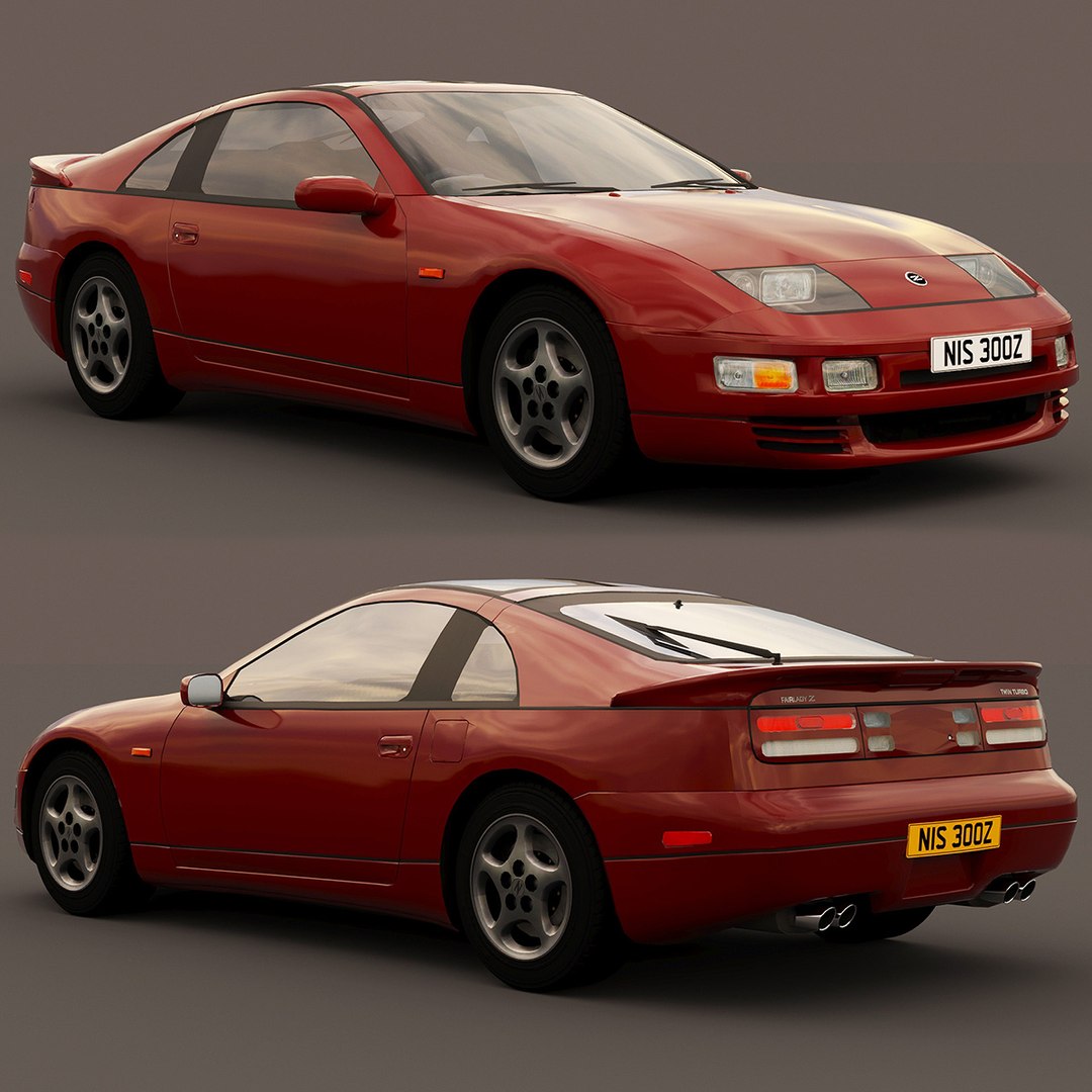 3D Nissan 300zx Fairlady 1990 Model - TurboSquid 2217142
