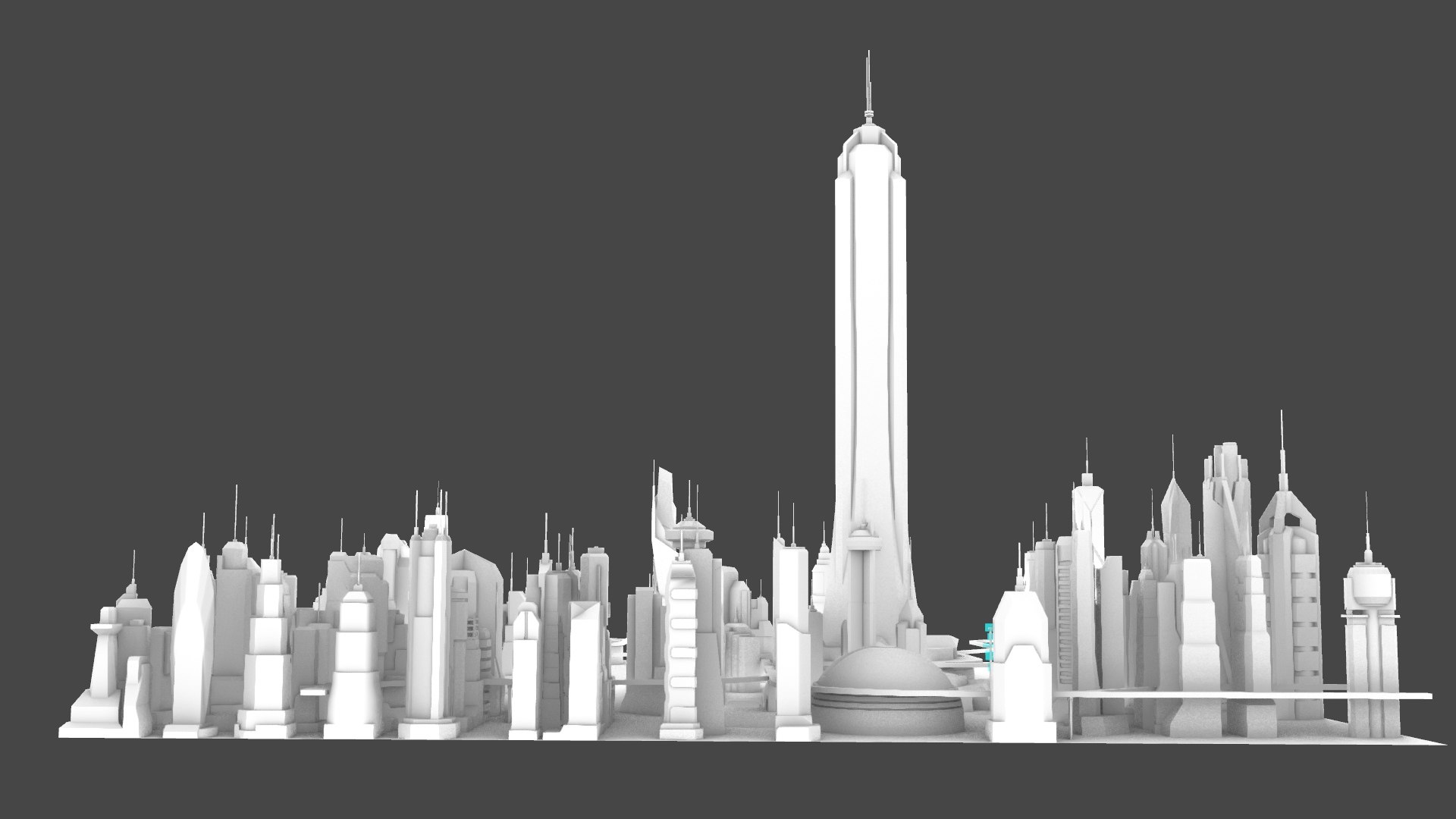 3D Model Future City - TurboSquid 2024312