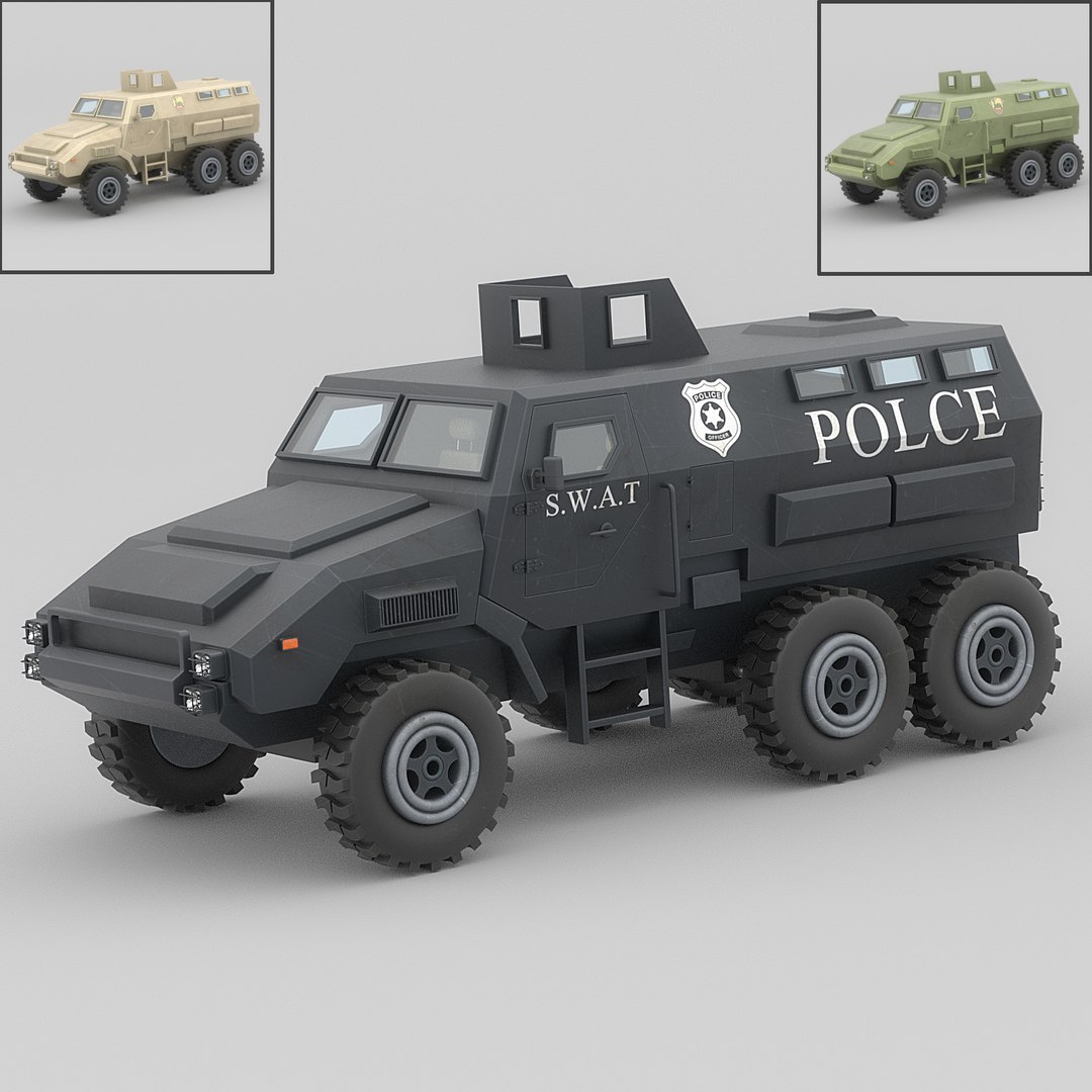 3D Armored Car 1 - TurboSquid 1994467