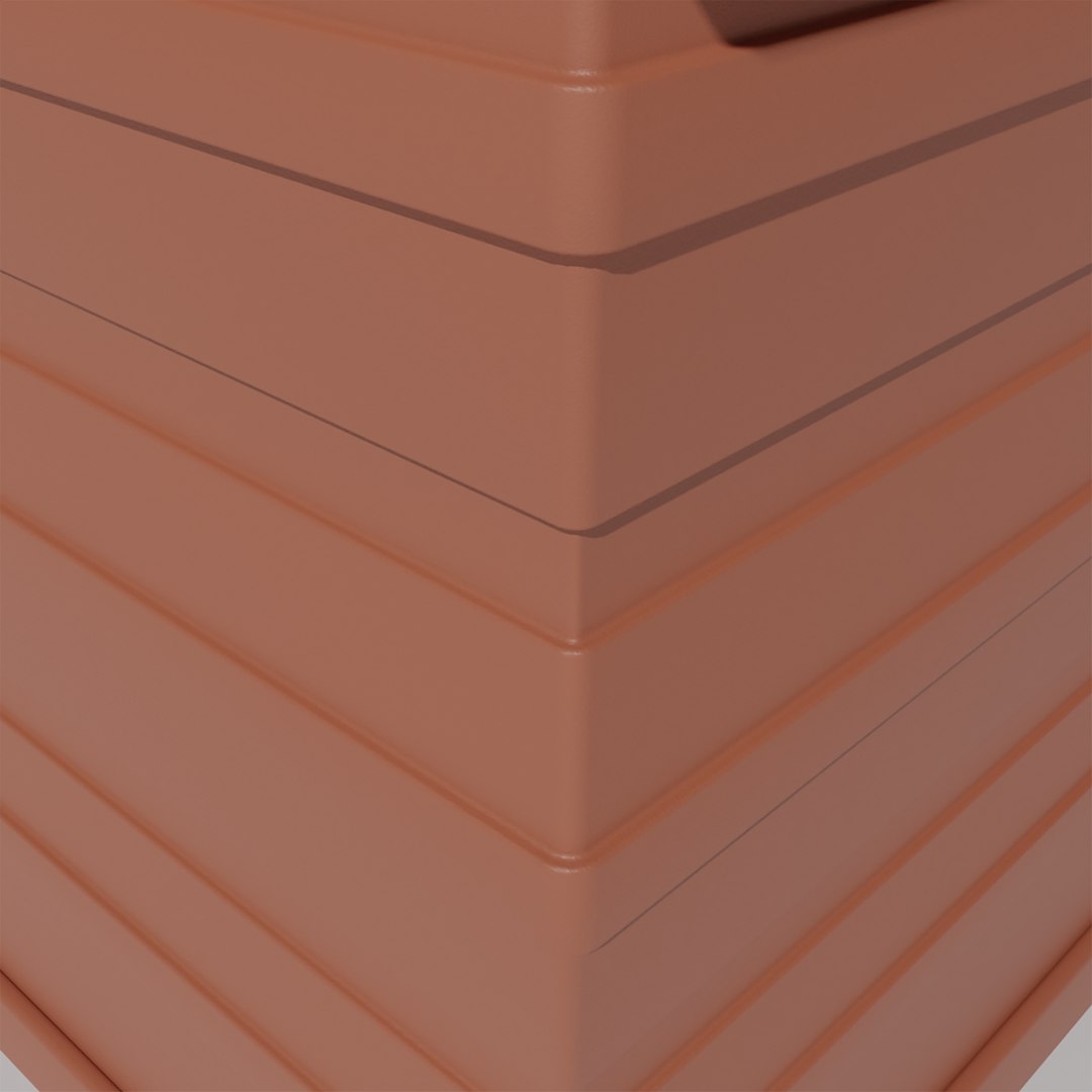 3D Long Plant Pot - TurboSquid 2204881