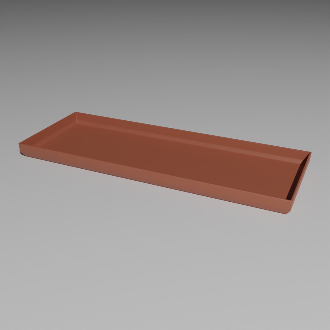 3D Long Plant Pot - TurboSquid 2204881