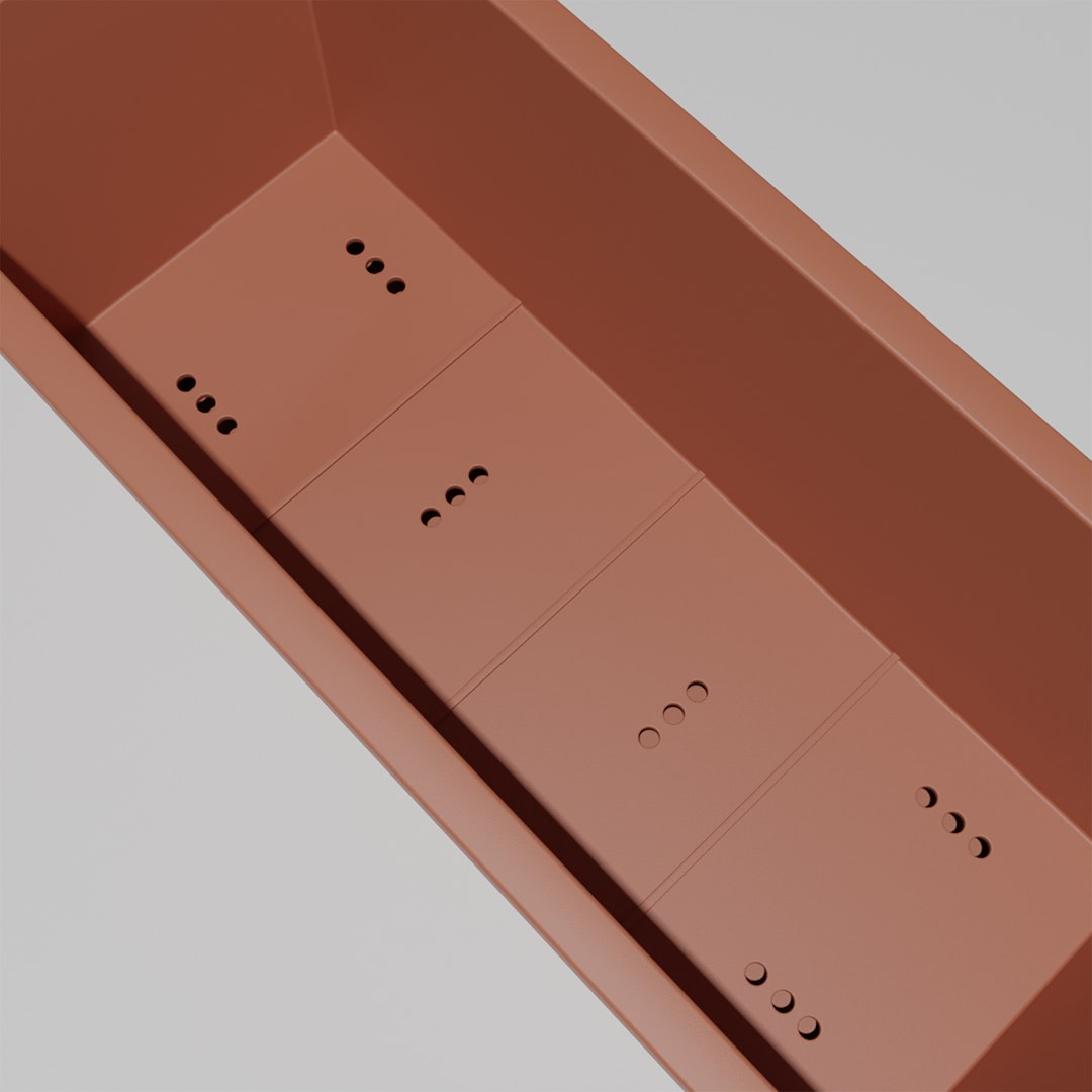 3D Long Plant Pot - TurboSquid 2204881