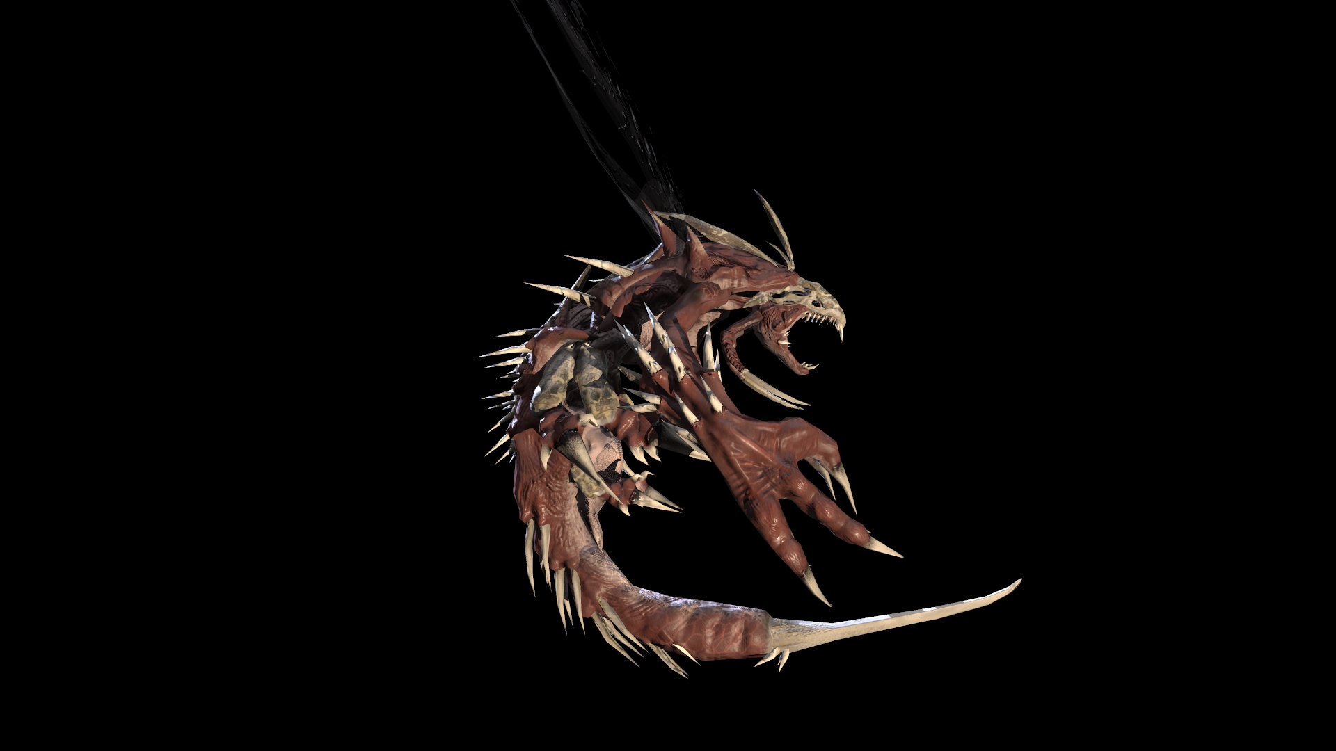 3D flying carnivorous beetle model - TurboSquid 1179754