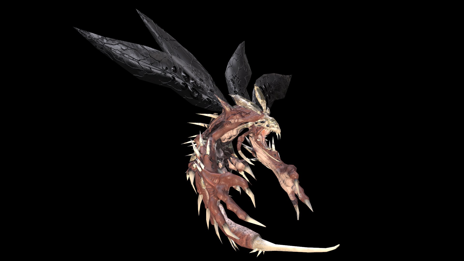 3D flying carnivorous beetle model - TurboSquid 1179754